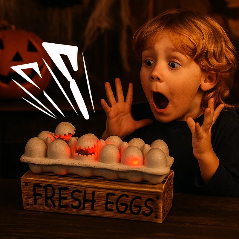 👻 Halloween Zombie Egg Tray – aurora009a